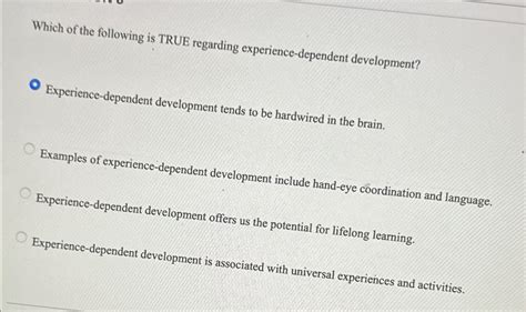 Solved Which Of The Following Is True Regarding