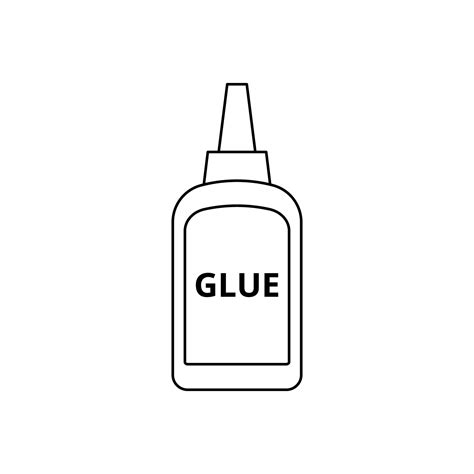 Glue Black And White