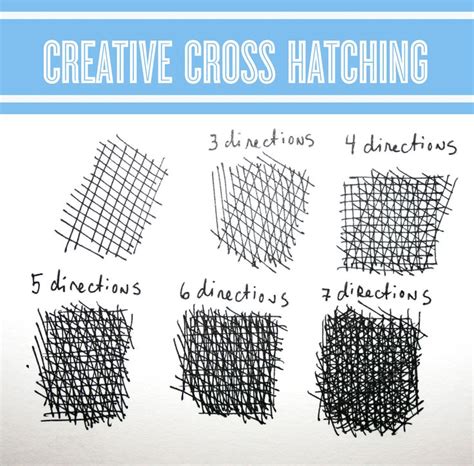 Express Your Creativity Cross Hatching Drawing