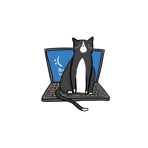 Cat Coder Sticker Fantastick