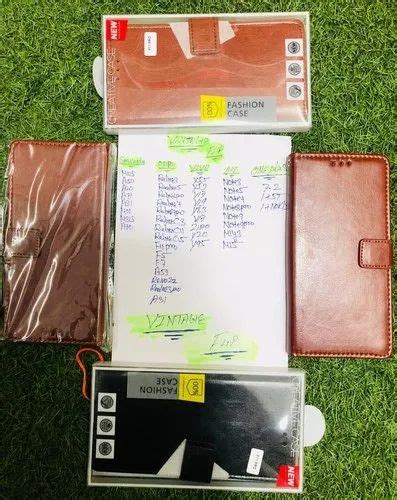 Silicone Black Mobile Flip Cover Leather At Piece In New Delhi Id