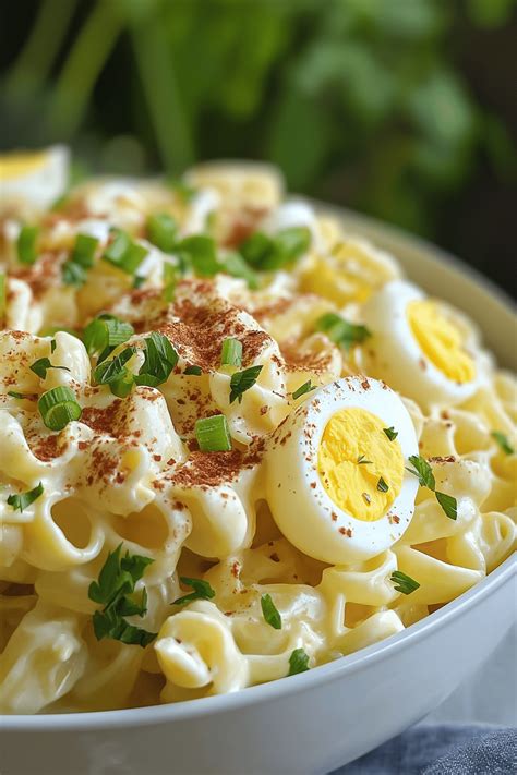 Deviled Egg Pasta Salad Recipe