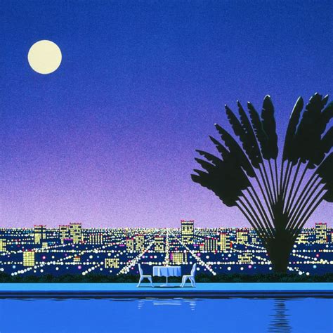 Hiroshi Nagai City Hiroshi Nagai Night Hiroshi Nagai Print Cover Art