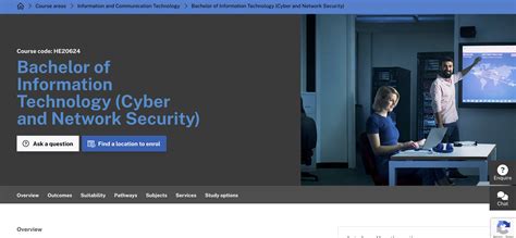 Bachelor Of Information Technology Cyber And Network Security