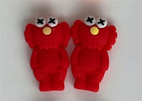 Kawaii Elmo Red Lsp Nails And Spa Nail Charms 3d Kawaii