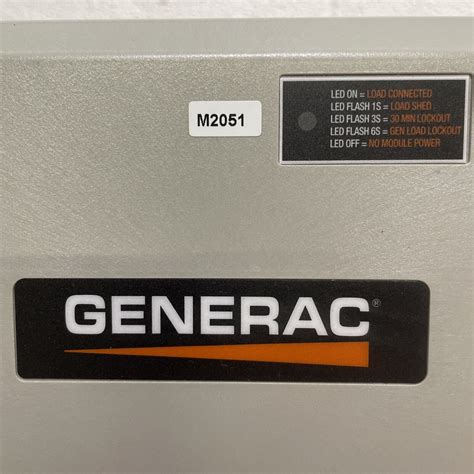 Generac Generators For Home Use 50 Amp Load Manager Smart Management Module Compatible Generac