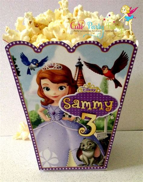 Sofia The First Personalized Popcorn Or Treat