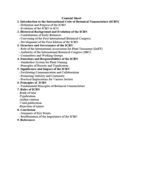 Icbn Script Pdf Botanical Nomenclature Taxonomy Biology