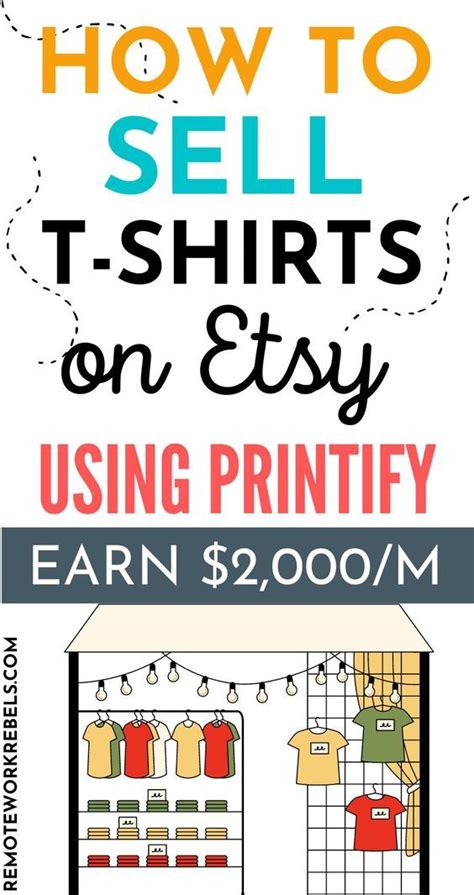 how to sell t shirts on etsy using printify a step by step guide how