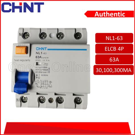 Chint Elcb 4p 40a 63a Nl1 63 4p Shopee Malaysia