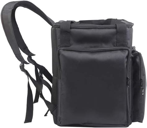 Hallart Mini ITX PC Computer Case Travel Storage Carrying Bag Waterproof Shockpoof Black BigaMart