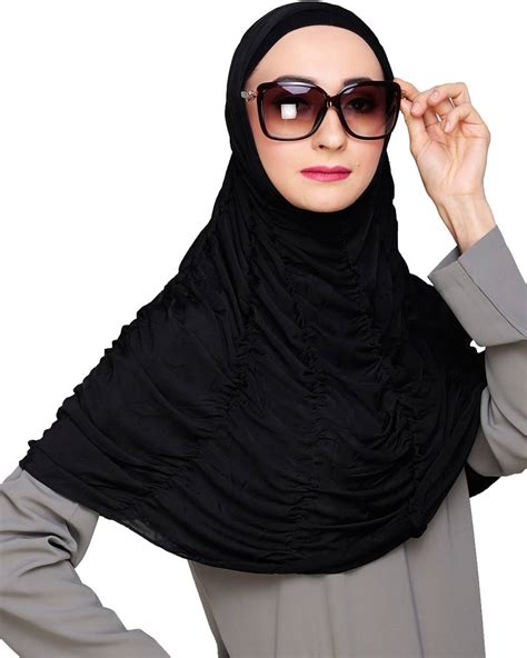 Black Plain Jersey Hijab Modest Forever 2865564