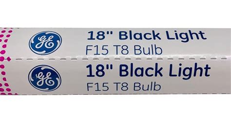 Foco T8 Lampara Fluorescente F15t8bl 15w G13 Uv Luz Negra Ge Mercadolibre