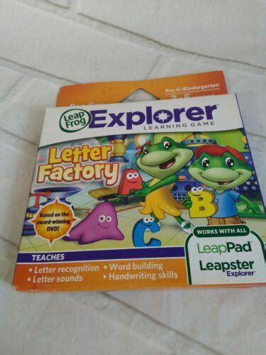 Leapfrog Letter Factory Learning Game Works With Leappad Tablets