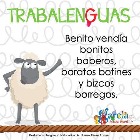 70 Trabalenguas Para Niños Cortos Graciosos Y Con Dibujos Mwrxs