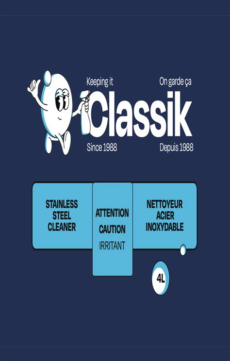 Classik Stainless Steel Cleaner Qualican Qap Services Inc