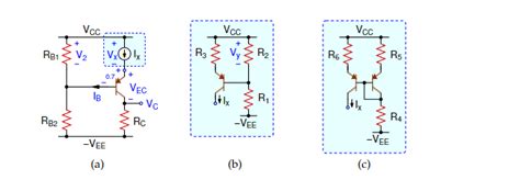 Solved A Figure 7 A Dc Biasing Circuit For An Npn Bjt