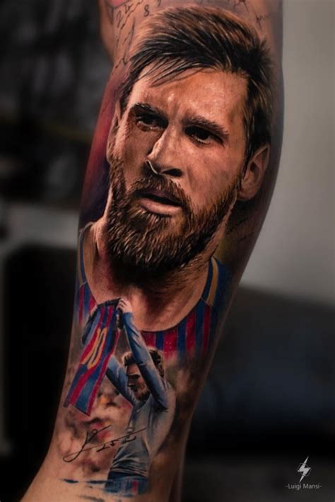 Messi Tattoo Design
