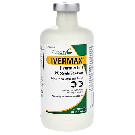 Aspen Ivermax 1 Sterile Solution 250ml Uk Health