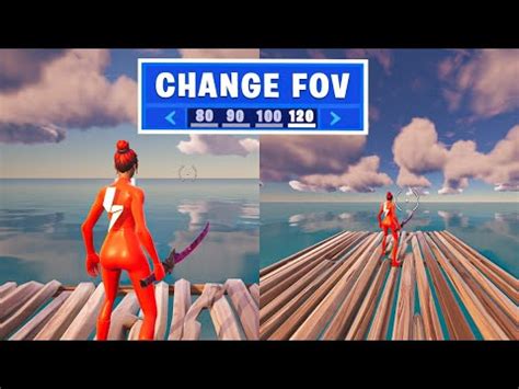 New Fortnite Fov Slider Tutorial Youtube