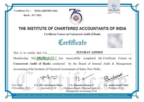 Ca Zeeshan Ahmed On Linkedin Hello Connections Im Happy To Share My New Certification Of