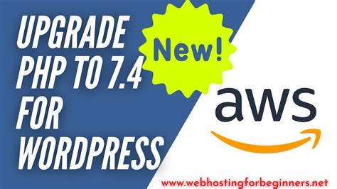 how to update php for wordpress on aws lightsail server youtube