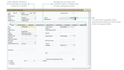 Sap B1 Crm Sales And Customer Solutions India