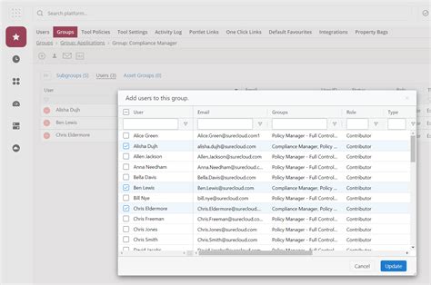 Adding Users To Groups And Subgroups Surecloud Help Center