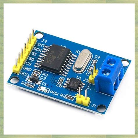 Mcp2515 Bus Module Pcb Module Tja1050 Receiver Spi For 51 Diy Kit Microcontroller Program