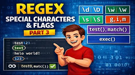 Javascript Regular Expressions Part 3 Special Characters And Flags