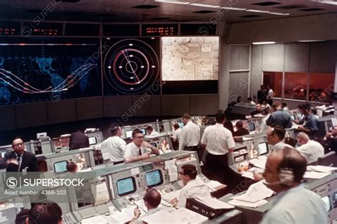A View Of The Mission Operations Control Room Mocr At Nasa Jsc Circa 1966 During A Gemini