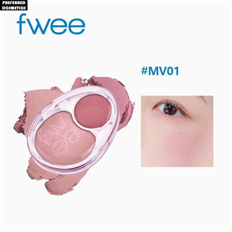 Fwee Двухцветный крем румяна долго держится создает ощущение мягкого тумана а текстура