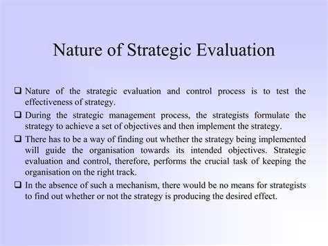 Strategicevaluation Ppt