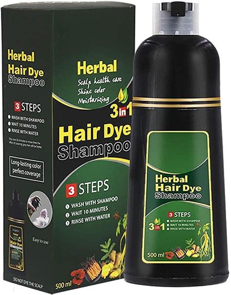Tixiyu Hair Coloring Shampoo Herbal Hair Dye Shampoo 3 In 1 Hair