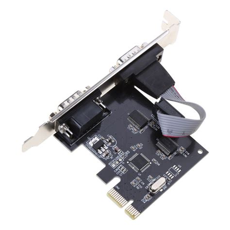 Плата последовательного интерфейса Pcie 9 Pin Rs232 Communication 2 купить с доставкой по