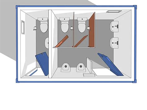 20x8 Foot 31 Anti Vandal Toilet Block Hire In London And South East