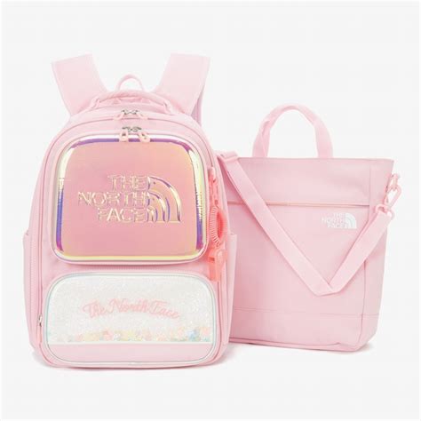 [노스페이스키즈 공식] Nm2dr02v 키즈 스타라이트 듀얼 스쿨 팩 세트 Light Pink Ssg Com