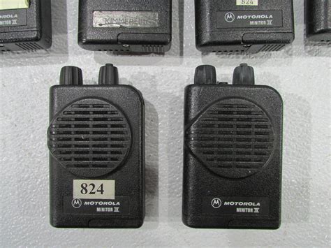 Lot Of 4 Motorola Minitor Iv Pager A03kus9238ac 3 Minitor V 1 Premier Equipment
