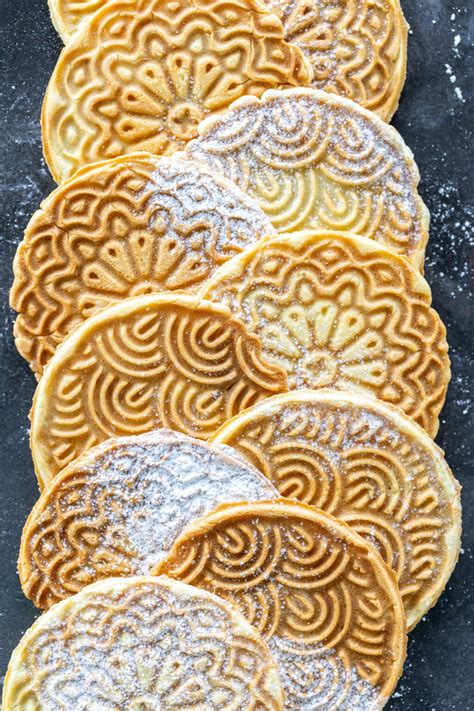 Italian Pizzelle Recipe Momsdish