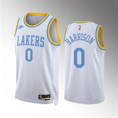 Shaquille Harrison Los Angeles Lakers 0 White Jersey 2022 23 Classic