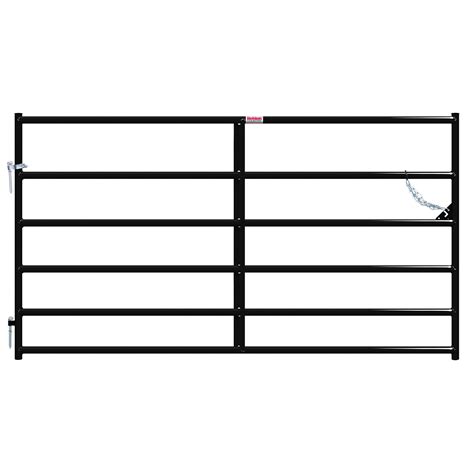 Black Utility Gate Cashmans