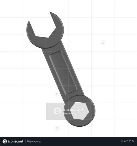 Combination Spanner 3d Icon Download In Png Obj Or Blend Format