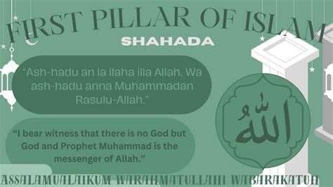 Shahadah Pillar Of Islam 5 Pillars Islam Quran Reading Blog