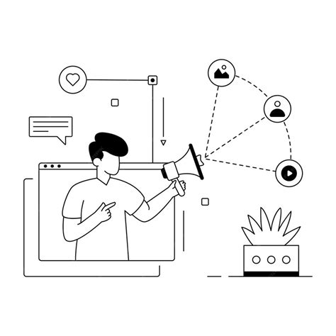 Premium Vector Data Analysis Character Based Line Illustration