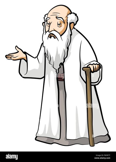 Wise Old Men Cut Out Stock Images And Pictures Alamy