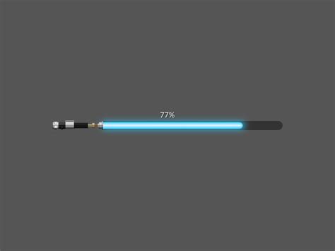 Progress Bar Lightsaber By JD Hancock On Dribbble