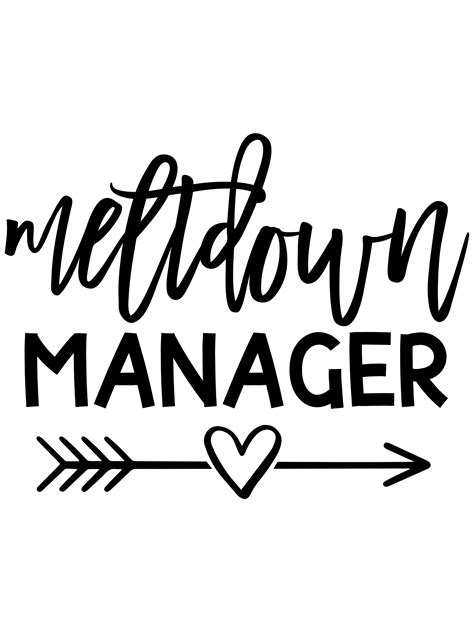 Personalized Melttown Manager Decal