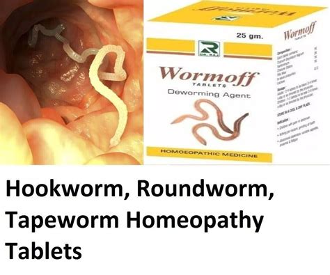 Permanent Treatment For Hookworm Roundworm Tapeworm Removal Tablets