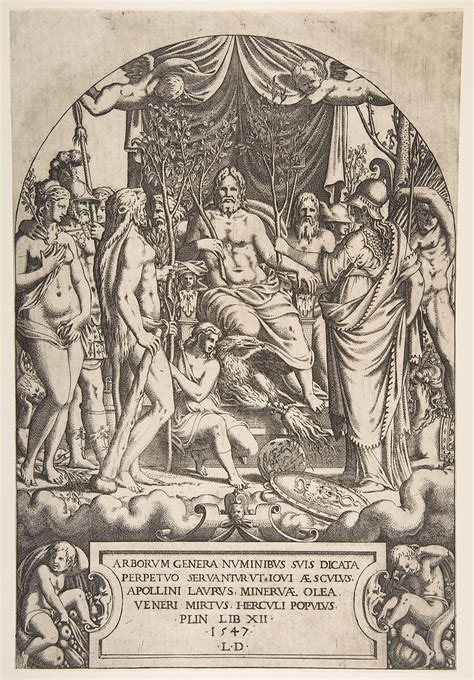 Léon Davent Jupiter On His Throne The Metropolitan Museum Of Art