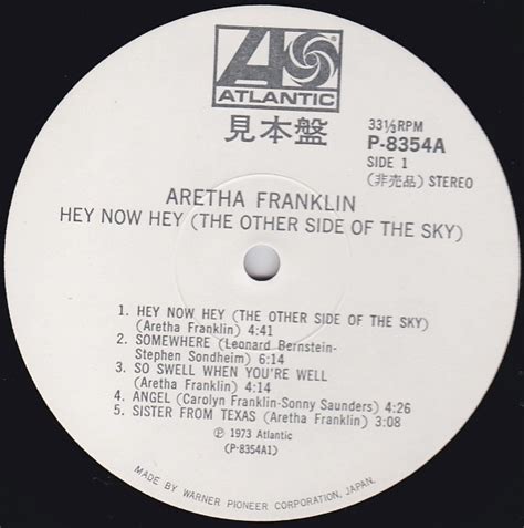 Aretha Lp Hey Now Hey The Other Side Of The Sky 1973 Nezumi Records